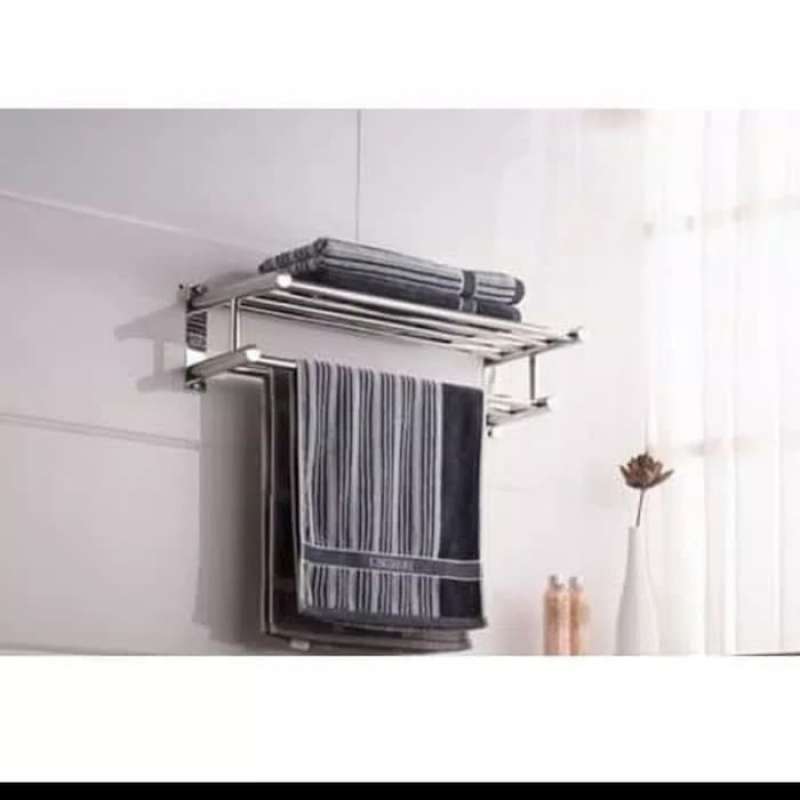 Promo Rak Handuk Stainles 5 Baris Model Toto Diskon 33% Di Seller Virgo ...