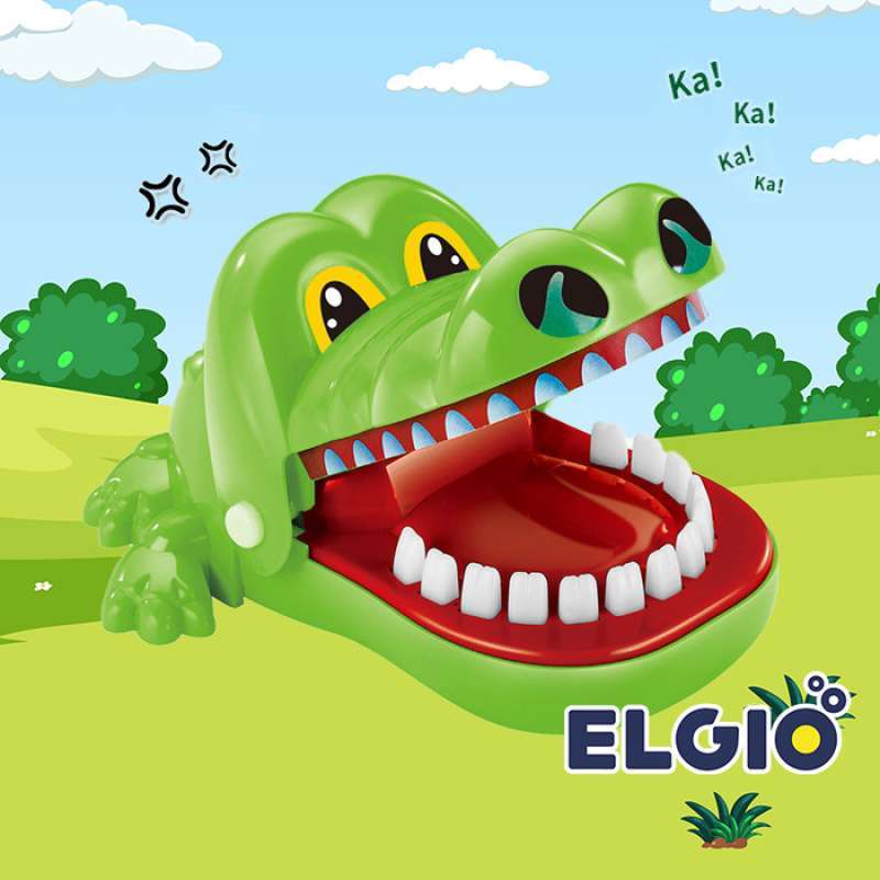 Promo Mainan Buaya Gigit Angry Croile Tricky Toy Croile Dentis Game ...