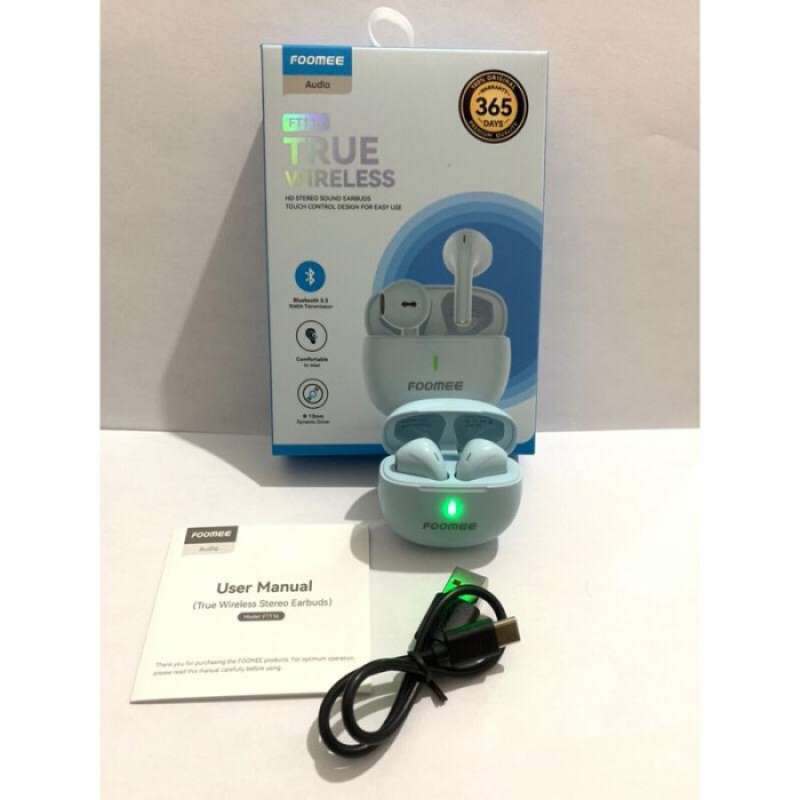 Promo Foomee Ft116 True Wireless Headset Bluetooth Hd Stereo Earbuds ...