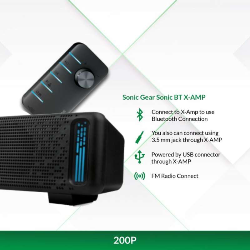 Promo Sonicgear 200p Powerful Soundbar Speakers With Brilliant Light ...