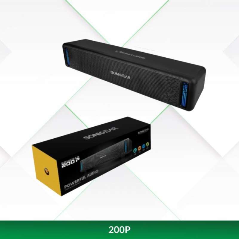 Promo Sonicgear 200p Powerful Soundbar Speakers With Brilliant Light ...