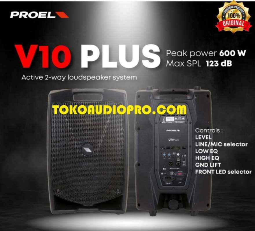 Promo Proel V 10plus 10 Active 2 Way Loudspeaker System Speaker Aktif