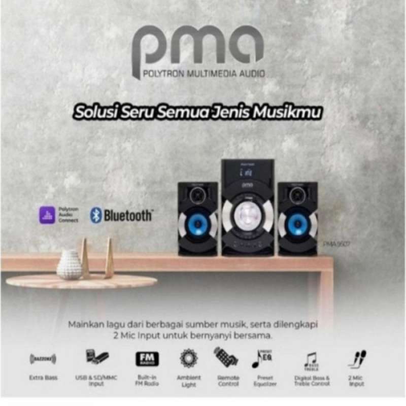 Promo Polytron Speaker Aktif Bluetooth Pma9507 Pma 9507 Super Bass Bluetooth Diskon 23% Di ...