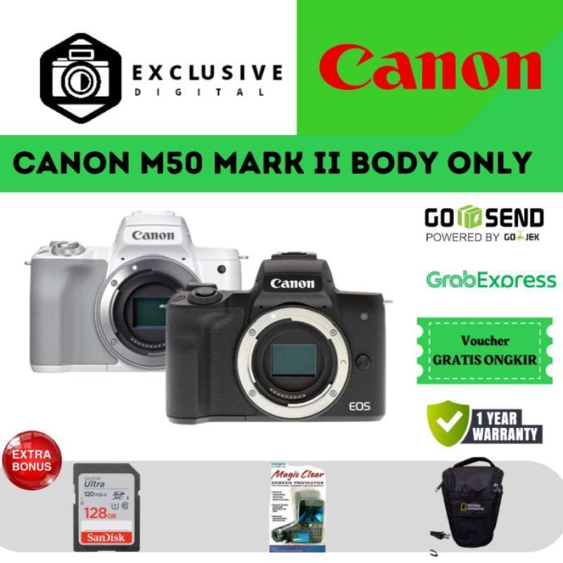Promo Canon Eos M50 Mark Ii Body Only / Canon M50 Mark Ii Body Only ...