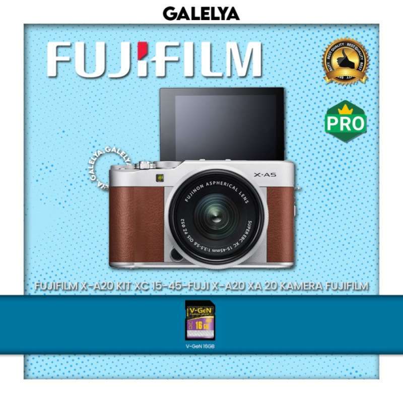 Promo Fujifilm X-a20 Kit Xc 15-45-fuji X-a20 Xa 20 Kamera Fujifilm ...