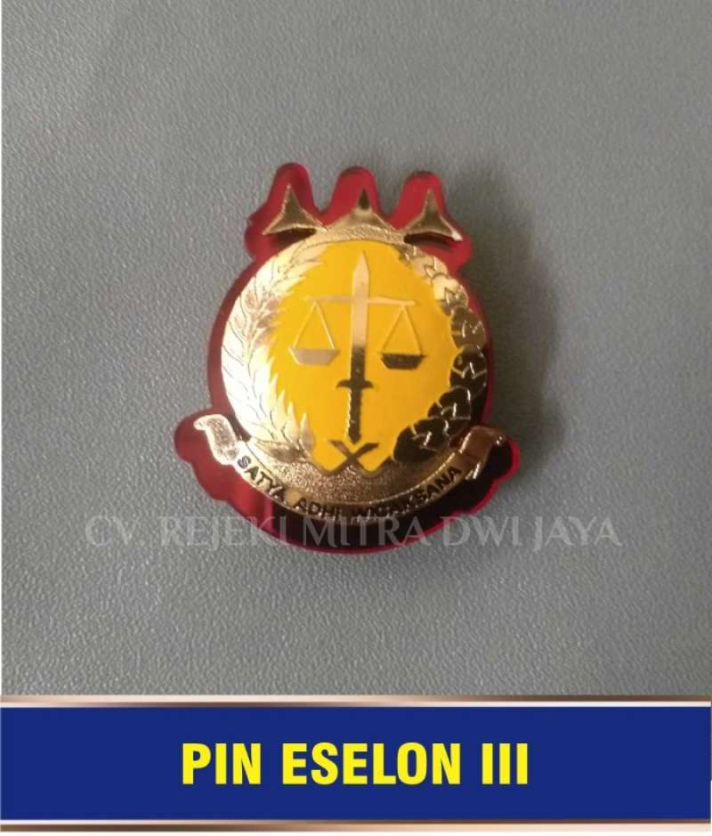 Jual Pin Eselon Jaksa Ii, Iii, Iv, V Kejaksaan - Eselon Iv Di Seller ...