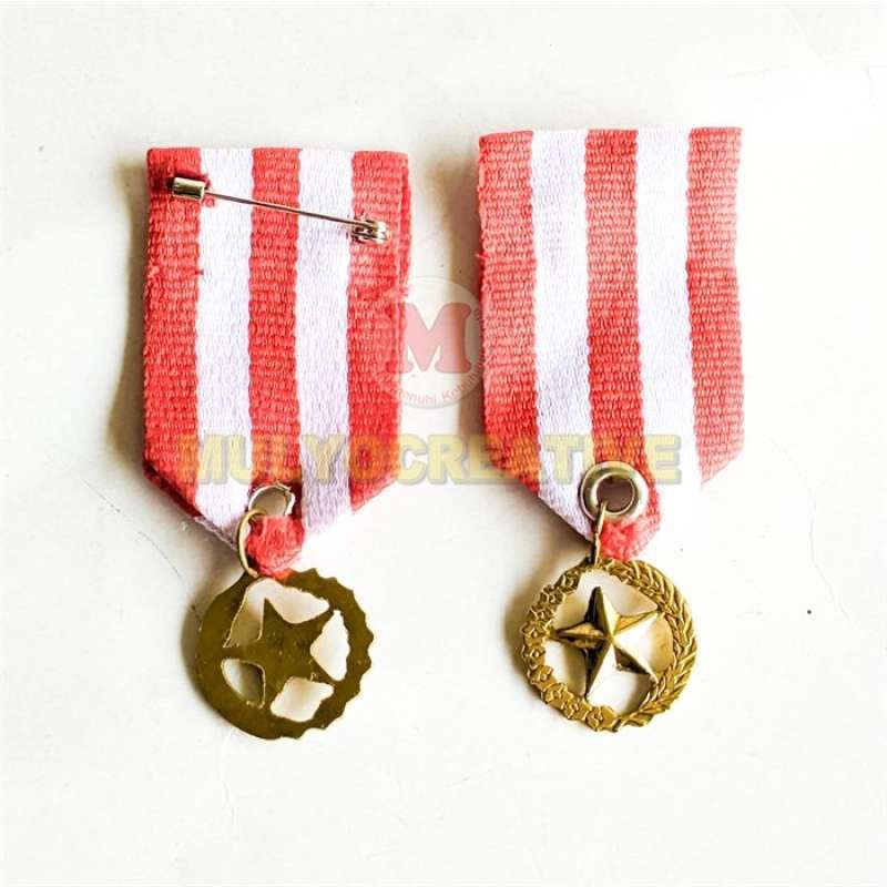 Jual Pin Tanda Bintang Lencana Bintang Warna Gold Di Seller Zati Shop ...