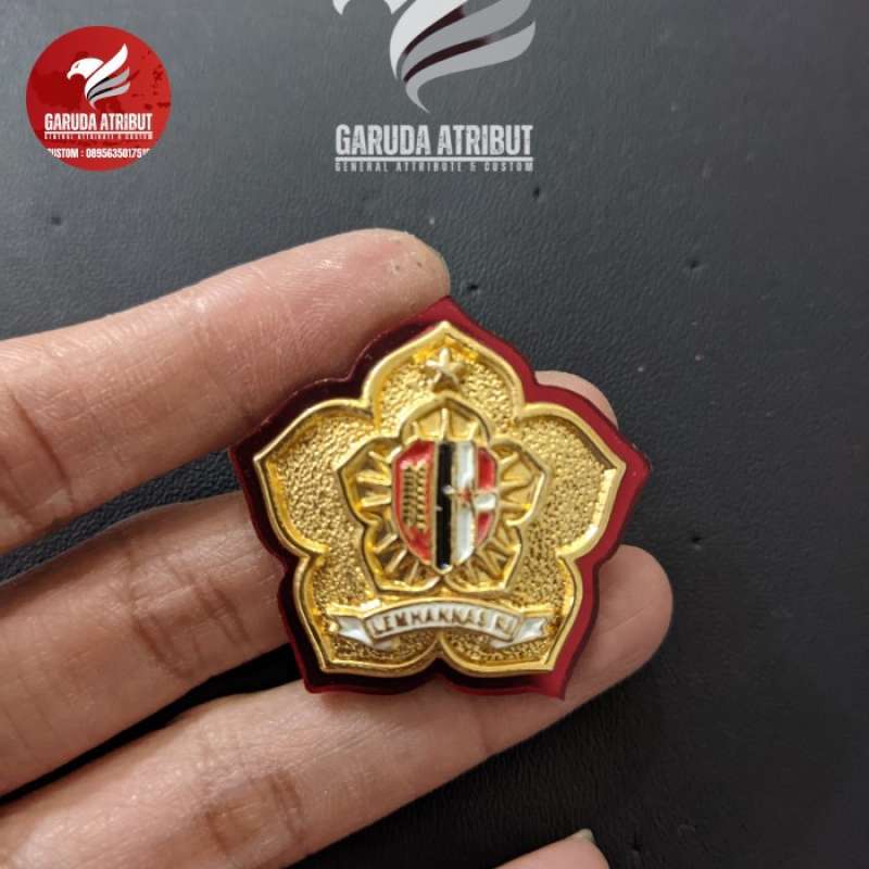 Jual Pin Lencana Lemhanas Lembaga Ketahanan Nasional Premium - Paku Di ...