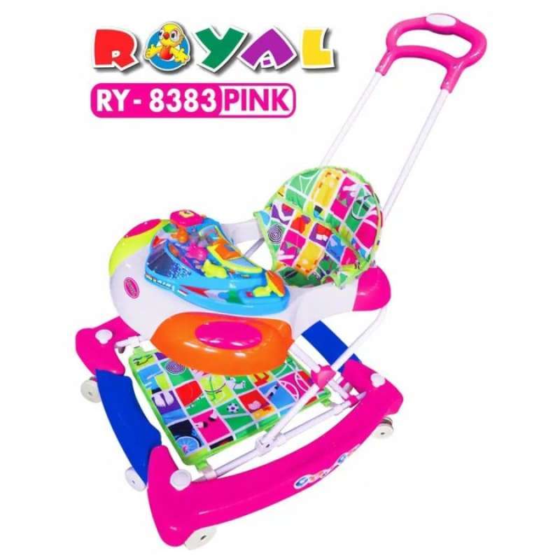 Promo Baby Walker Rocking Melody Aeroplane 3in1 Royal Ry-8383 Diskon 23 ...