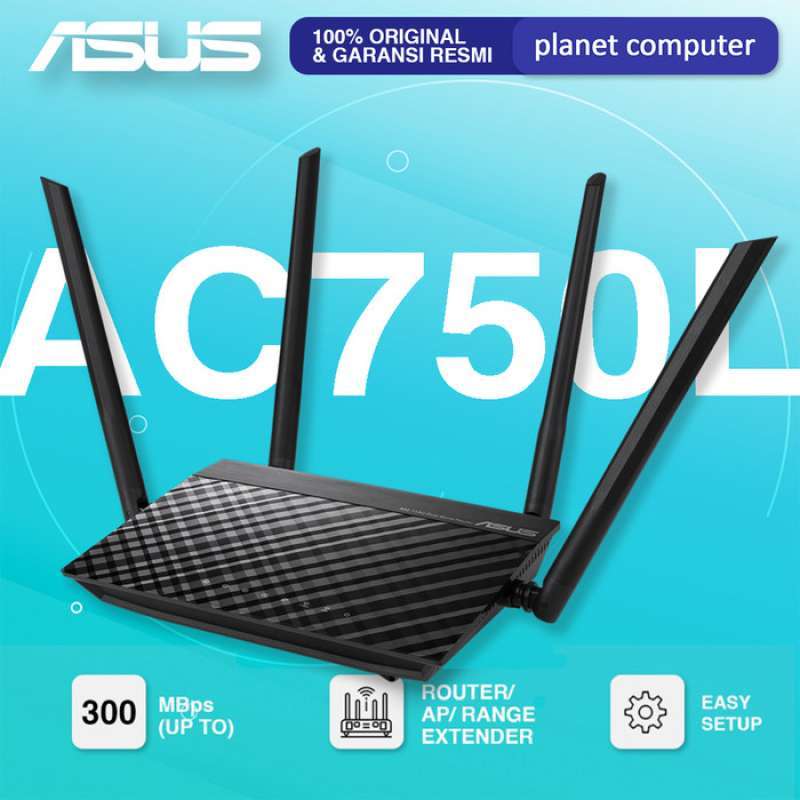 Promo Rt-ac750l Dual Band Ac750 Wireless Router 2.4 Ghz 5 Ghz Ac 750 Diskon 23% Di Seller Mari ...