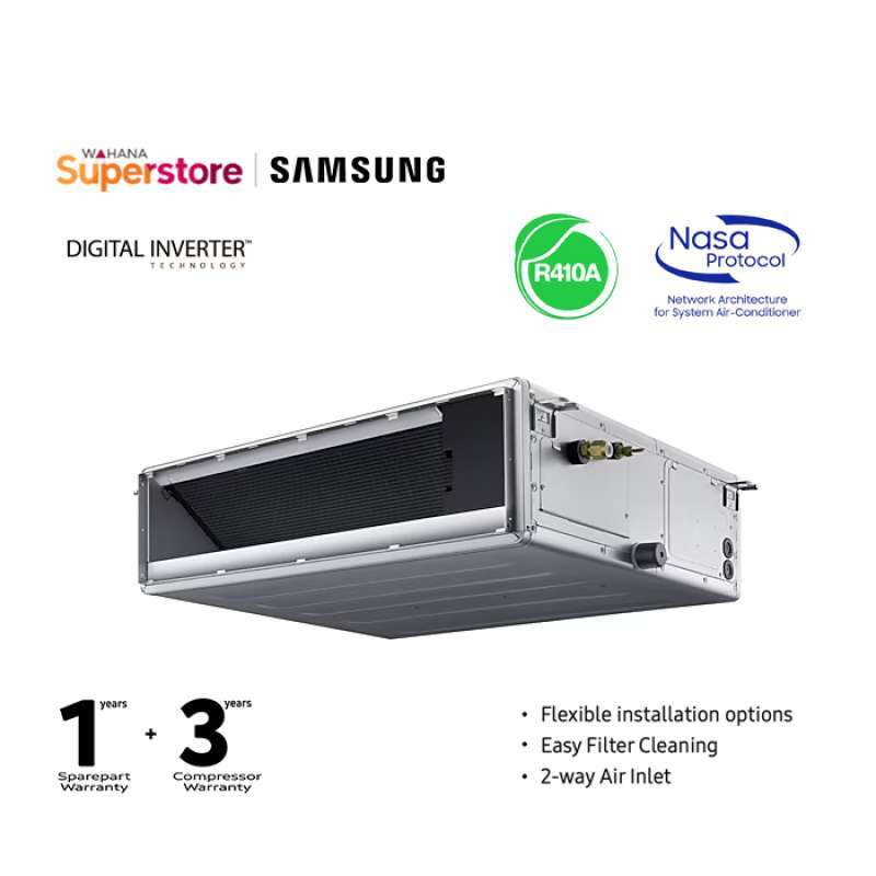 Promo Samsung Cac Ceiling Duct Inverter R410a 3 Pk - Ac071tnmdkc/ea ...