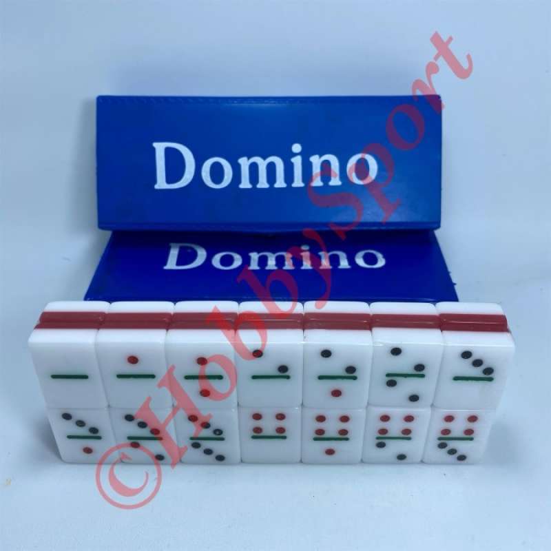 Promo Domino Batu Akrilik Warna + Tas Gaple Set Balok Tipis Dam Mahjong ...