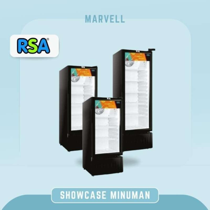 Promo Showcase Cooler Minuman Rsa Agate-300.r Display Cooler 1 Pintu ...
