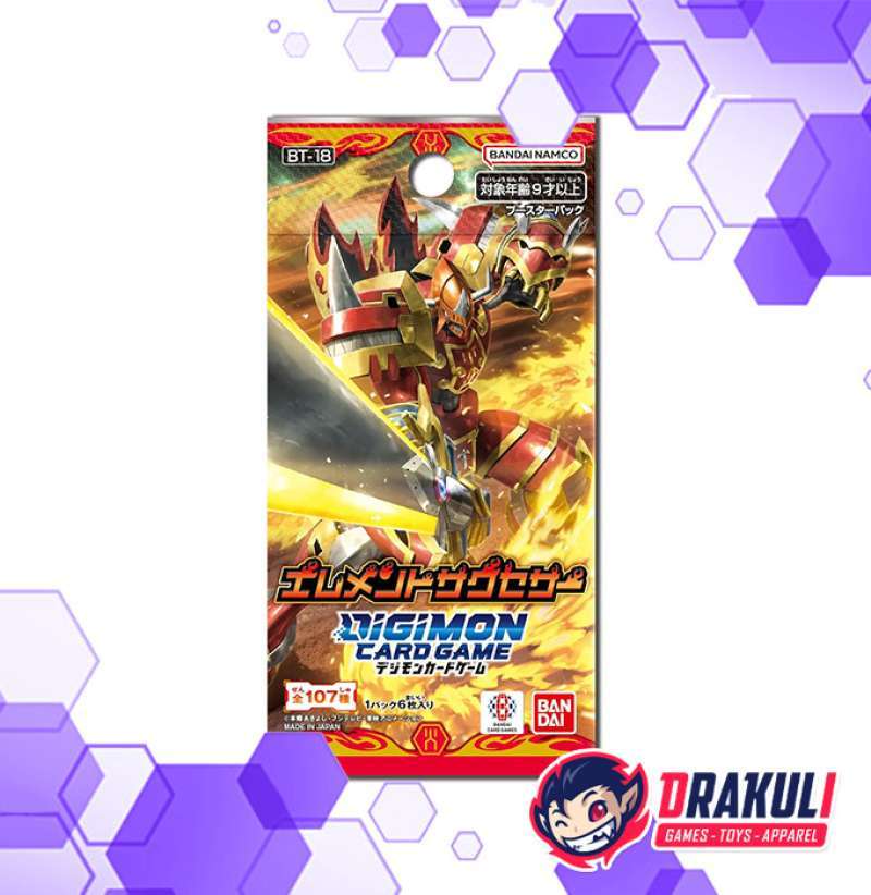 Jual Digimon Card Game Booster Pack Element Successor Bt-18 / Bt18 Di Seller Drakuli Hobbies ...