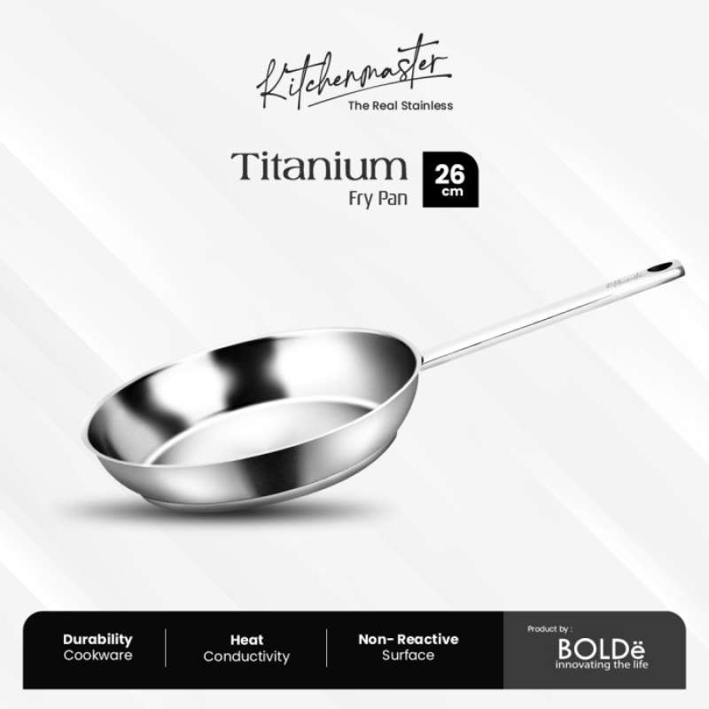 Jual Kitchen Master Stainless Steel Cookware - Frypan 26 Cm Di Seller ...