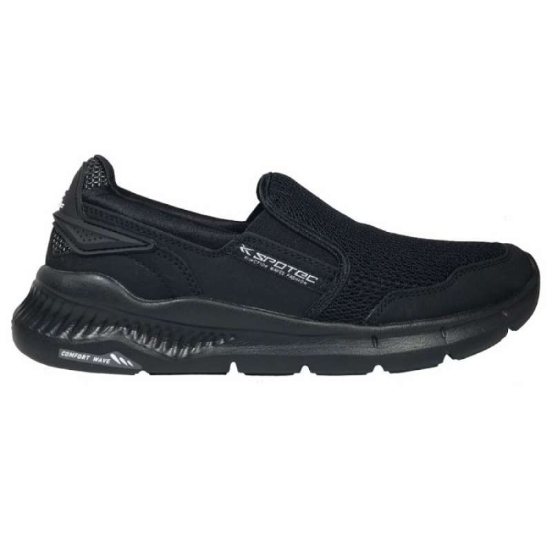 Jual Spotec Lexi || Sepatu Walking Slip On Original Spotec - Hitam 40 ...