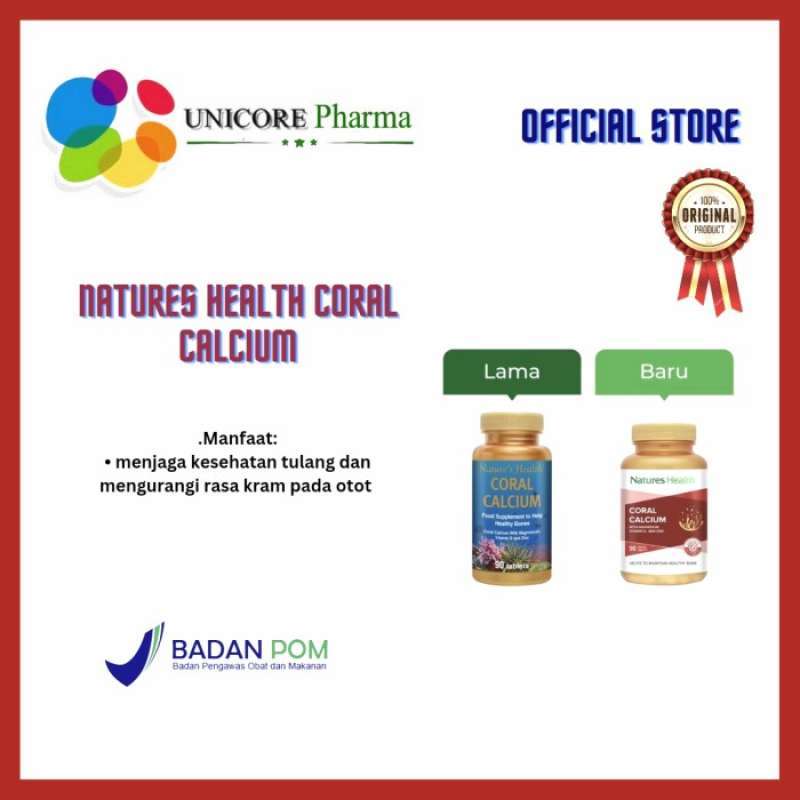 Promo Nature Health Coral Calcium /untuk Tulang Dngan Penyerapan Lebih ...