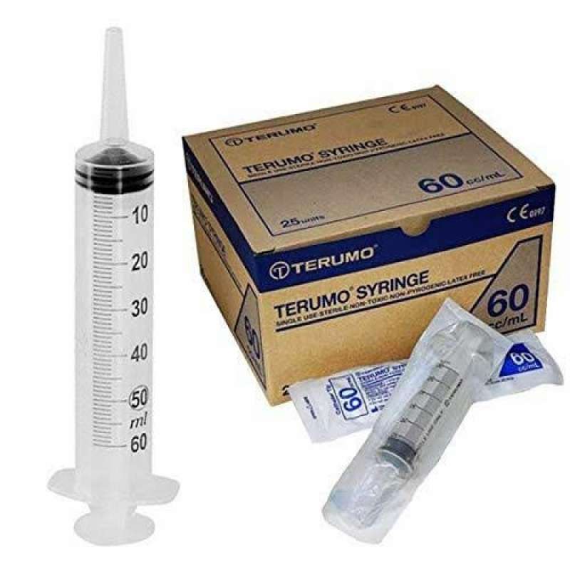 Promo Terumo Syringe 60cc / Spuit 60ml / Catheter Tip 60cc Terumo Isi ...