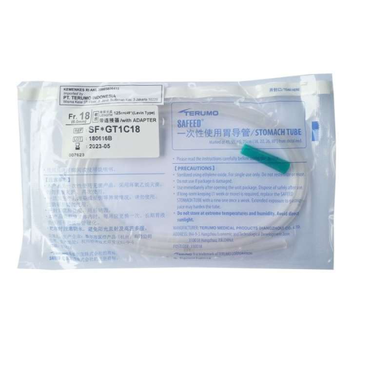 Promo Stomach Tube Terumo / Safeed Selang Makan Ngt Terumo Isi 50's ...