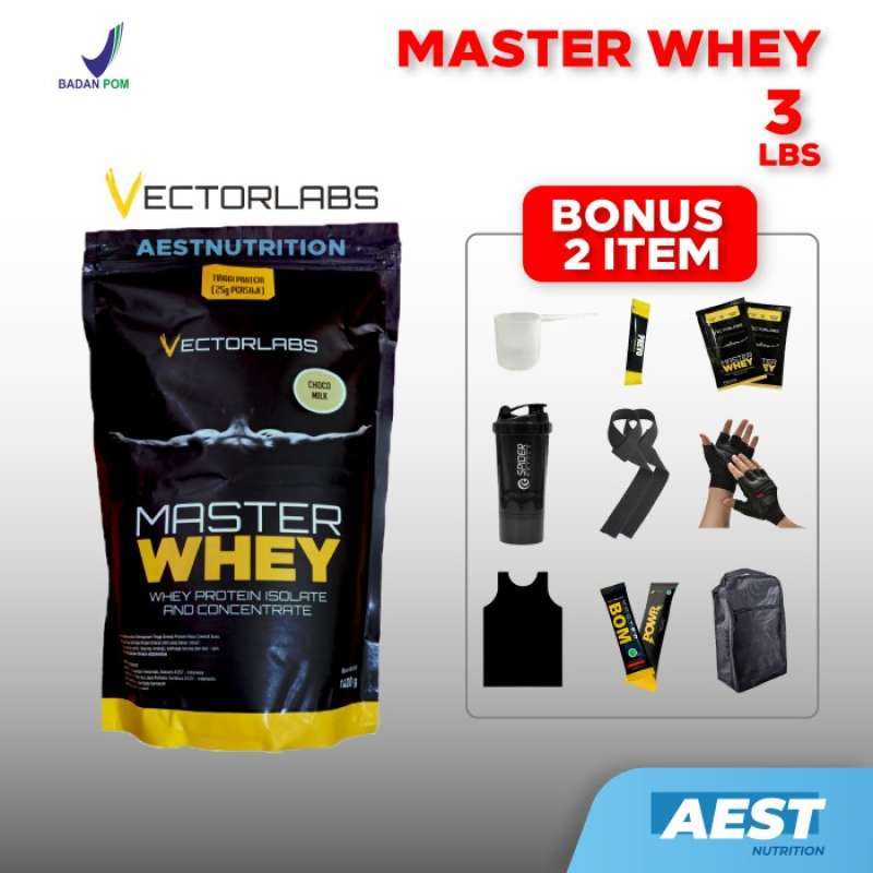 Promo Vectorlabs Master Whey 3 Lbs Susu Protein Isolate Concentrate ...
