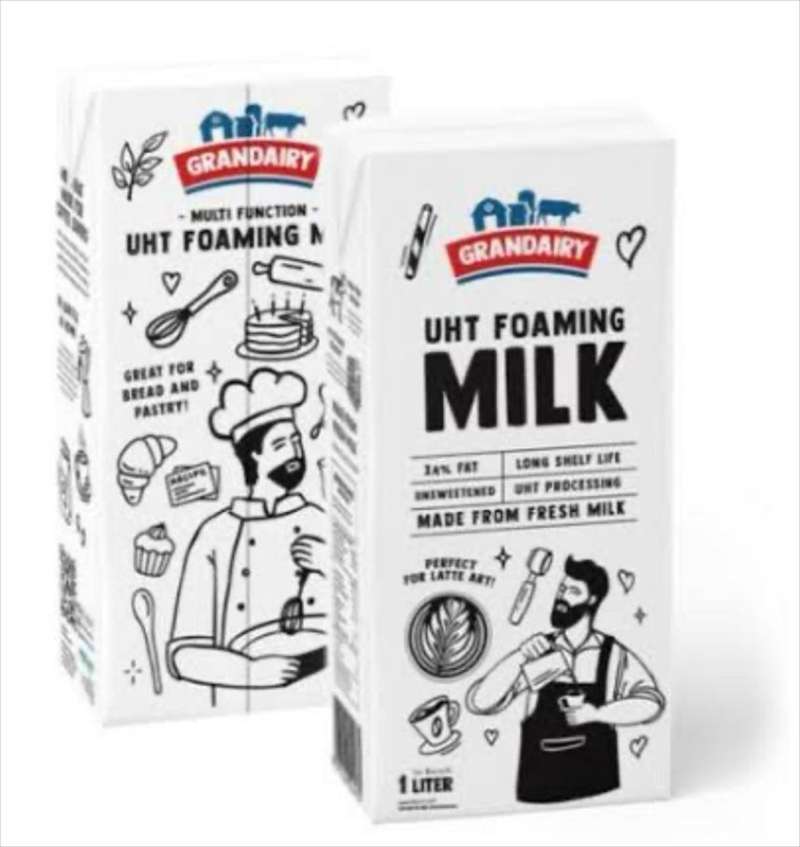 Jual Grandairy Uht Foaming Milk / Susu Uht Grandairy 1 Ltr Di Seller ...