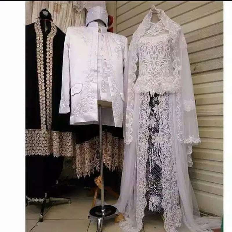 Jual Kebaya Pengantin Akad - Baju Pengantin Hijab - Dress Pengantin ...