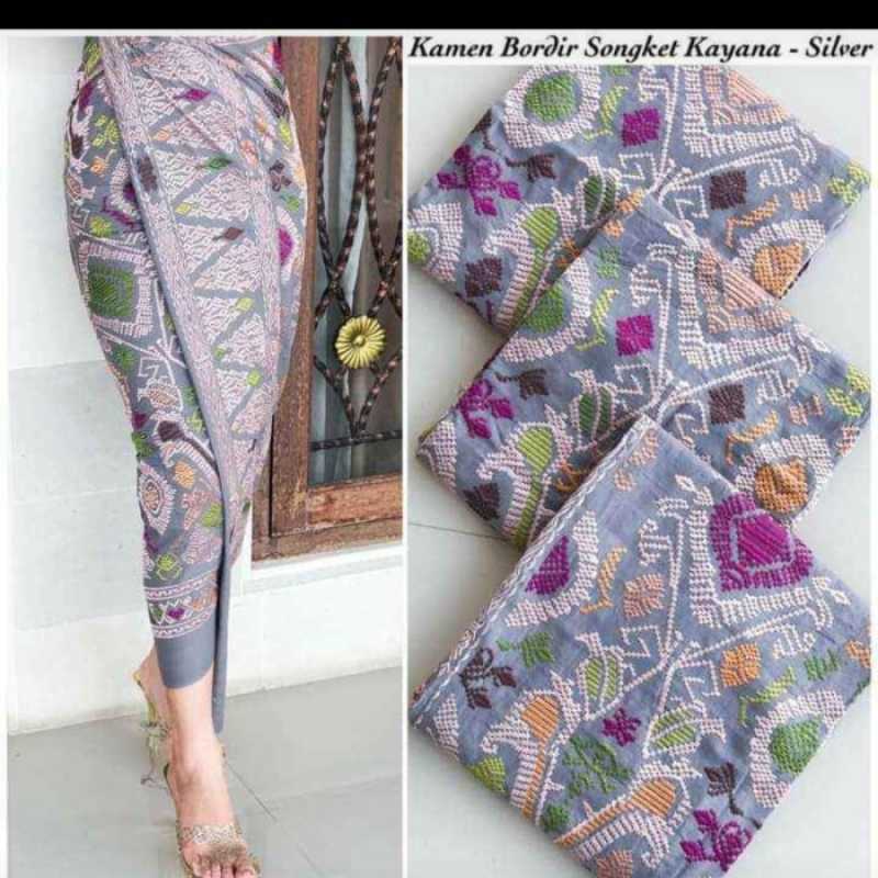 Jual Kain Bali Kamen Songket Bordir Khas Bali Jegeg - Rok Di Seller ...