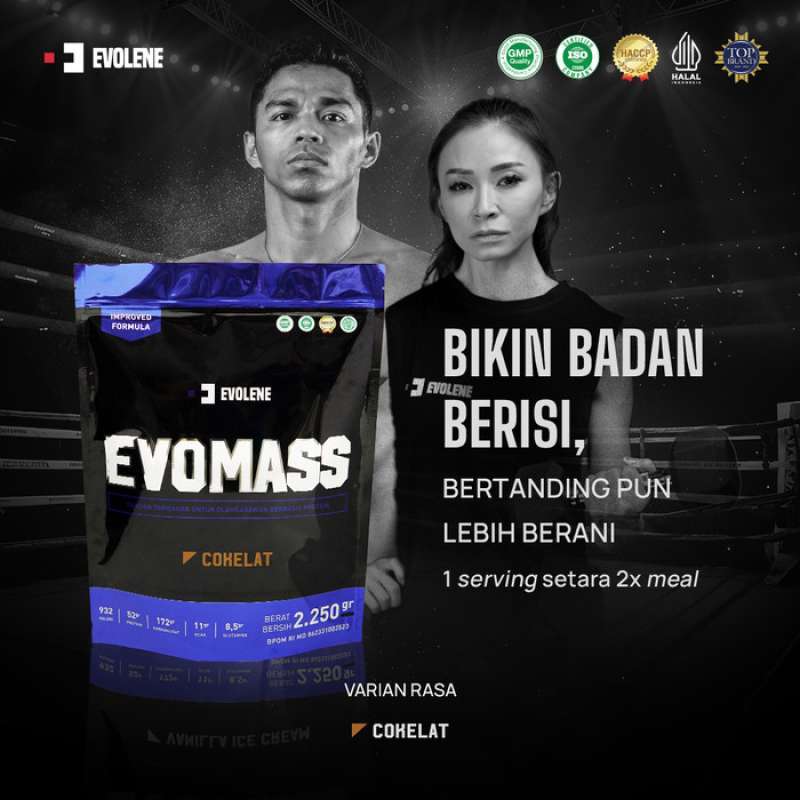 Promo Evomass Coklat 5 Lbs - Suplemen Fitness - Suplemen Workout Diskon ...