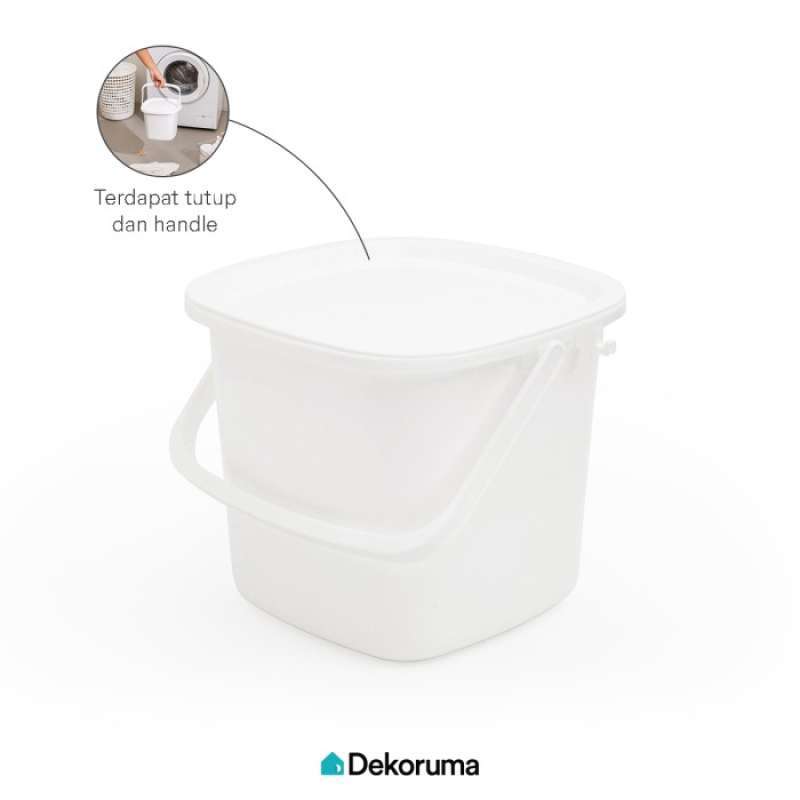 Jual Dekoruma Kure Ember Dengan Tutup 7.5l / Bucket - White Di Seller Dekoruma - Distribution ...