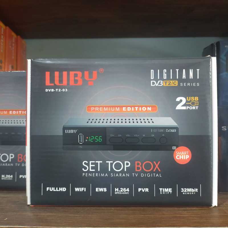 Jual Set Top Box New Luby Dvbt2 T-03 Premium Edition 2 Usb Di Seller Hwk Parabola - Mertoyudan ...