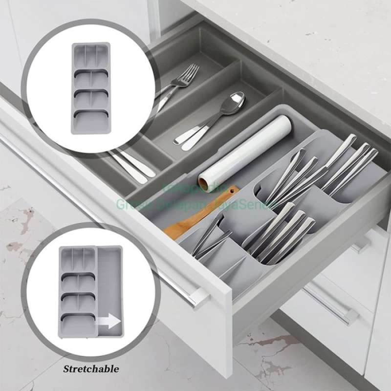 Promo Rak Organizer Dapur 40x33x5.5cm (l)/ Tempat Sendok Laci Dapur Jnb ...