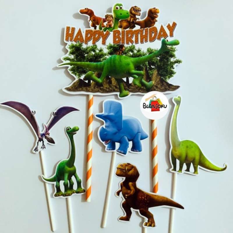 Promo Good Dino / Dinosaurus Topper Cake Birthday / Hiasan Kue Ulang ...