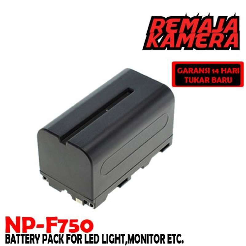 Promo Battery Pack Np-f750 For Led Light/monitor Etc. Diskon 23% Di Seller Mettaria Store ...