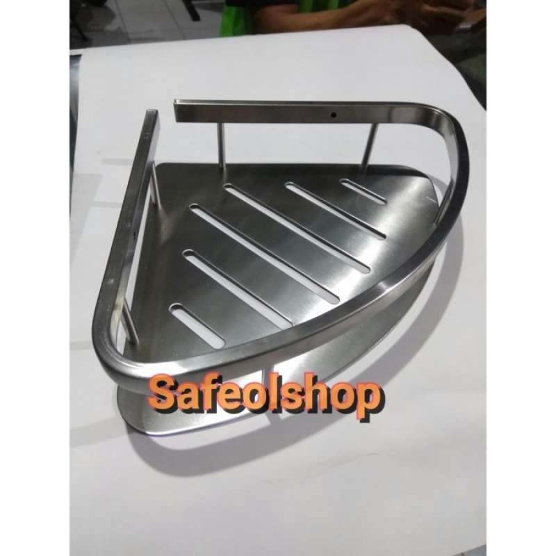 Promo Rak Sabun Sudut Steel Sus Dof/ Tempat Sabun Bano Stainless Diskon ...