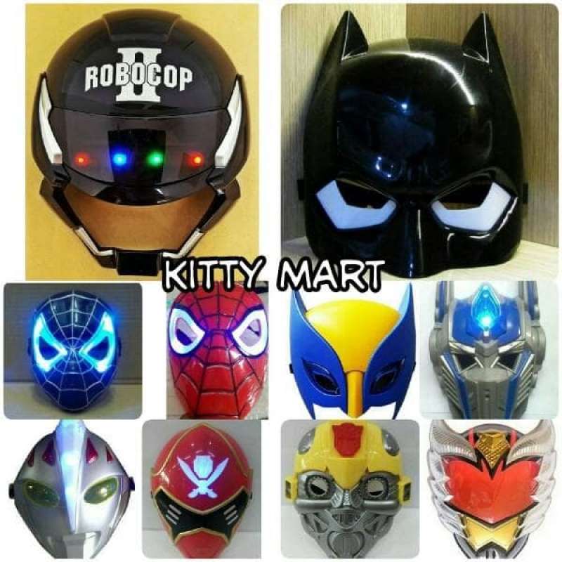 Promo Mianan Anak Topeng Hero Avangers Ironman Topeng Transformer ...