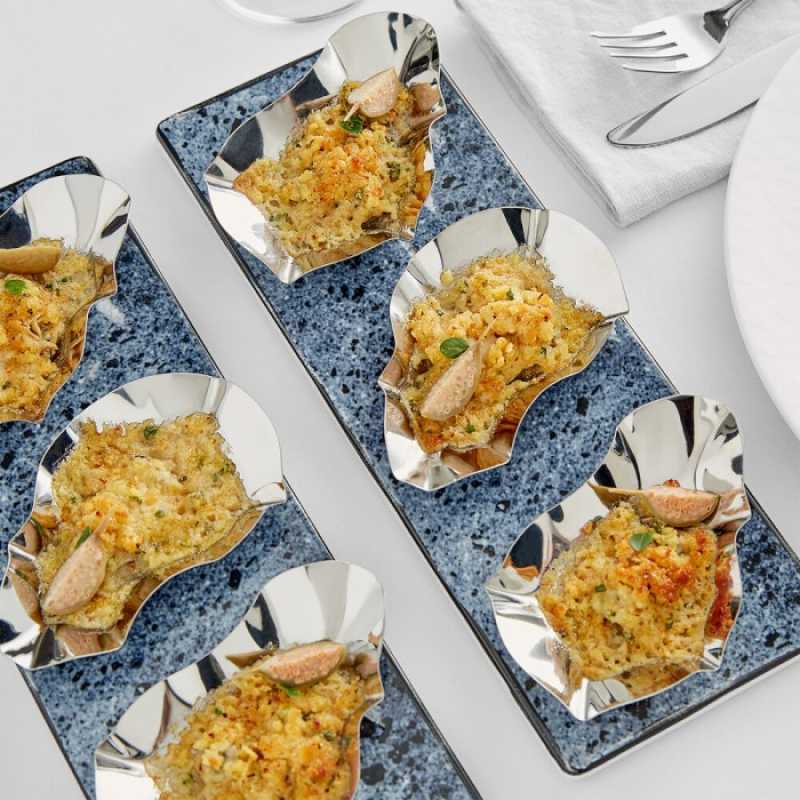 Promo Stainless Steel Reusable Oyster Shell Grill Bbq Cangkang Tiram ...