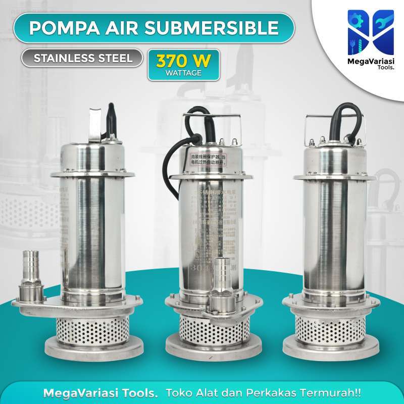 Jual Pompa Celup Air Kotor 370w Submersible Pump 1 Inch Pompa Kolam Ikan / Banjir Pompa Air ...
