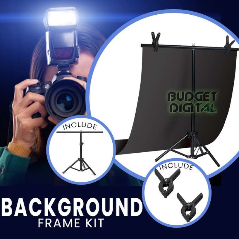Promo Background Foto - Mini Studio With Pvc Background Black Diskon 23 ...