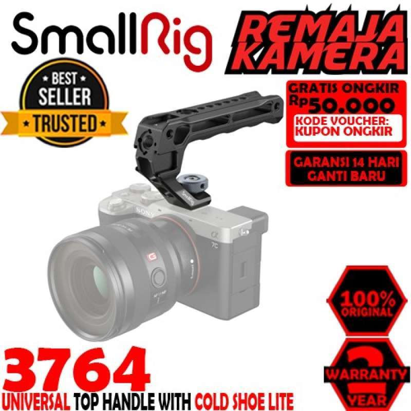 Promo Smallrig Top Handle With Cold Shoe Lite 3764 - Garansi Resmi Diskon 23% Di Seller Mettaria ...