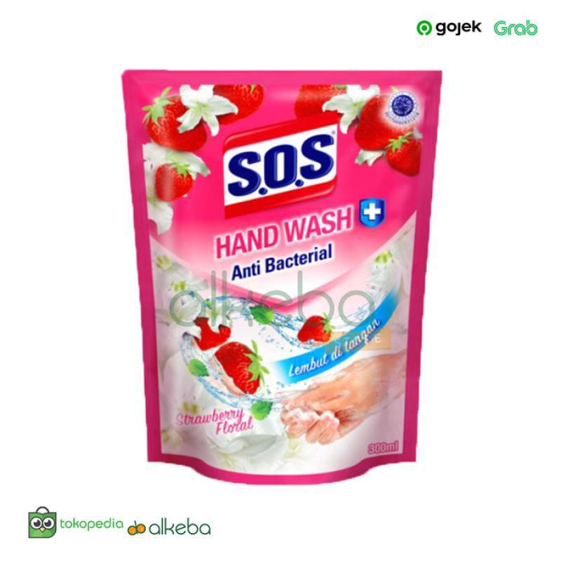 Jual Sabun Cuci Tangan Refill Handwash Hand Soap 300 Ml Merk Sos Di ...