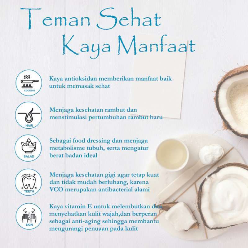 Jual Vco Virgin Coconut Oil 1 Liter/1000 Ml Cold Pressed Process Di ...