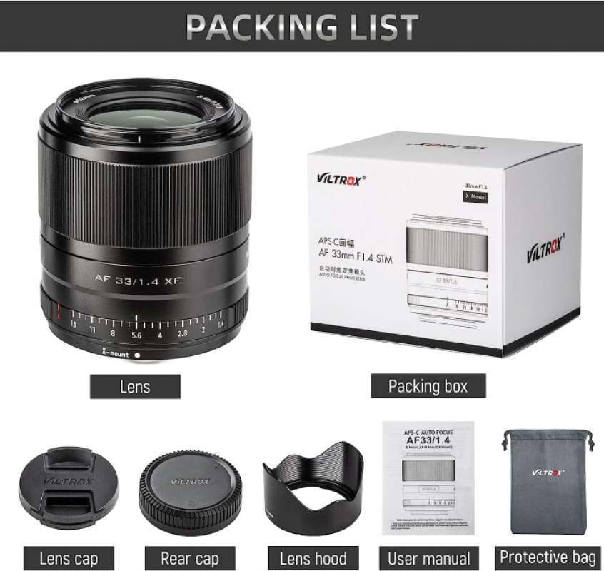 Promo Viltrox Lensa 33mm F1 4 Stm Af Lens For Fx Mount Diskon 23 Di