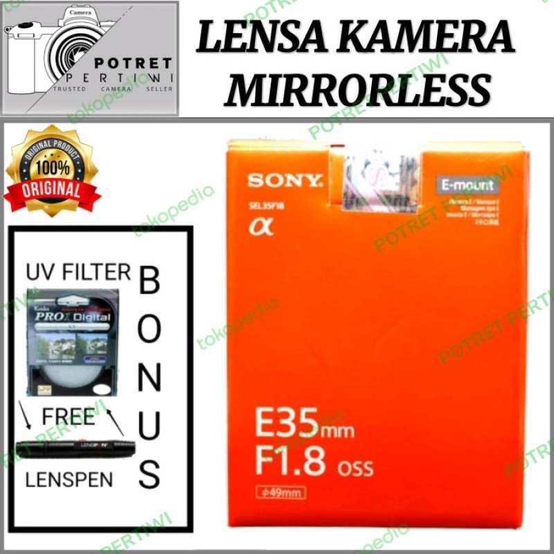 Promo E 35mm F/1.8 Lens / Lensa E 35mm F1.8 / Lensa E Mount / Diskon 23% Di Seller Mettaria ...