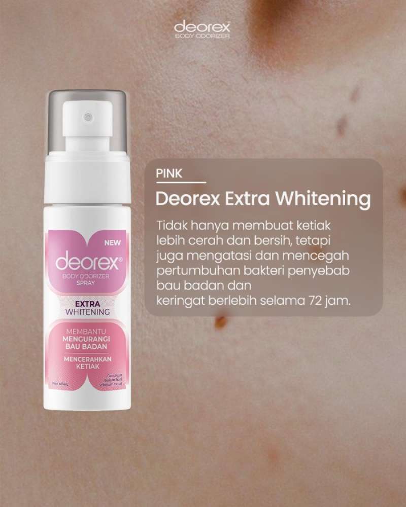 Jual Deorex Antiperspirant Deodorant Body Odorizer Spray 60ml - Men Di ...