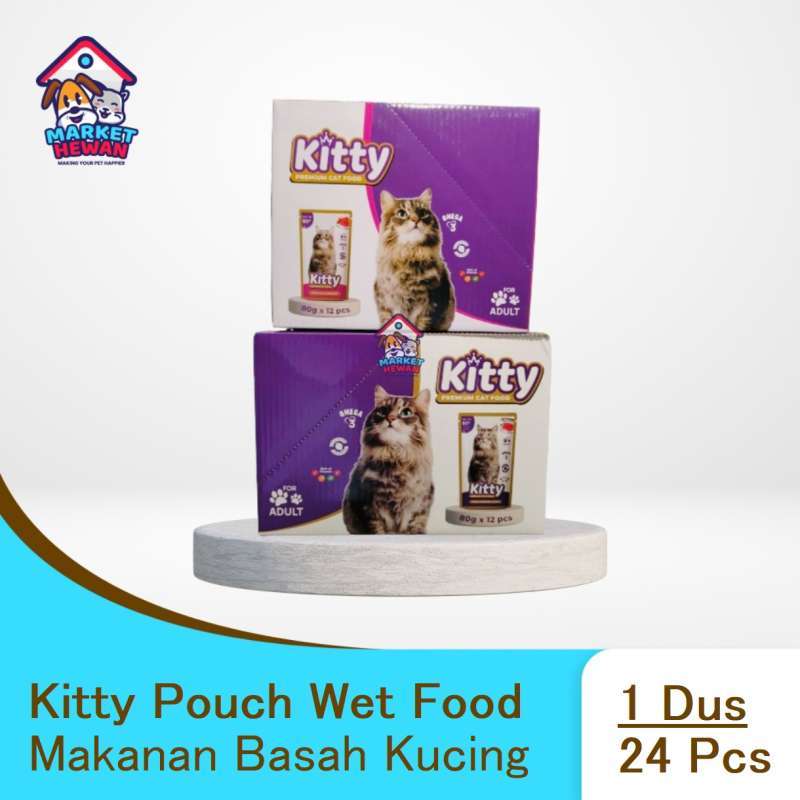 Jual Kitty Makanan Kucing Basah Pouch 1 Dus = 24 Pcs Wet Cat Food Di ...