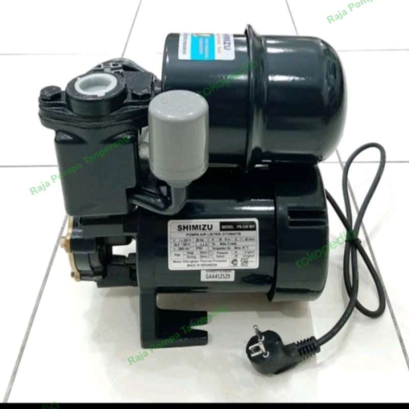 Promo Pompa Air Shimizu Ps 230 Bit 200w Otomatis Pompa Dorong 4 Lantai ...