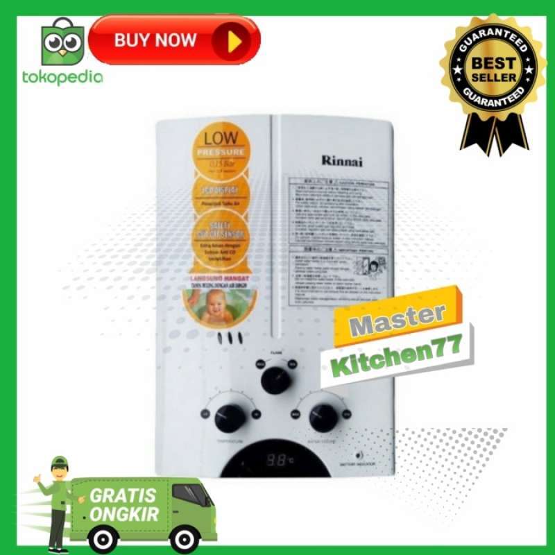Promo Water Heater Gas Rinnai Reu 5 Cfc Model Wasser Diskon 23% Di Seller Specta Store ...
