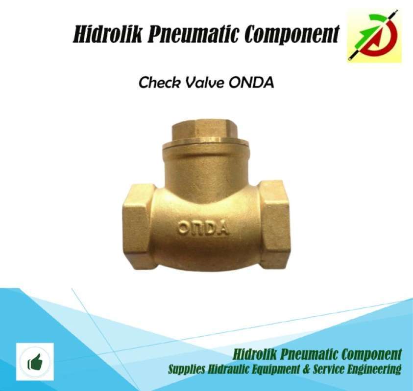 Promo Check Valve Kuningan Drat 4 Inch / Swing Check Valve 4 Diskon 23% ...