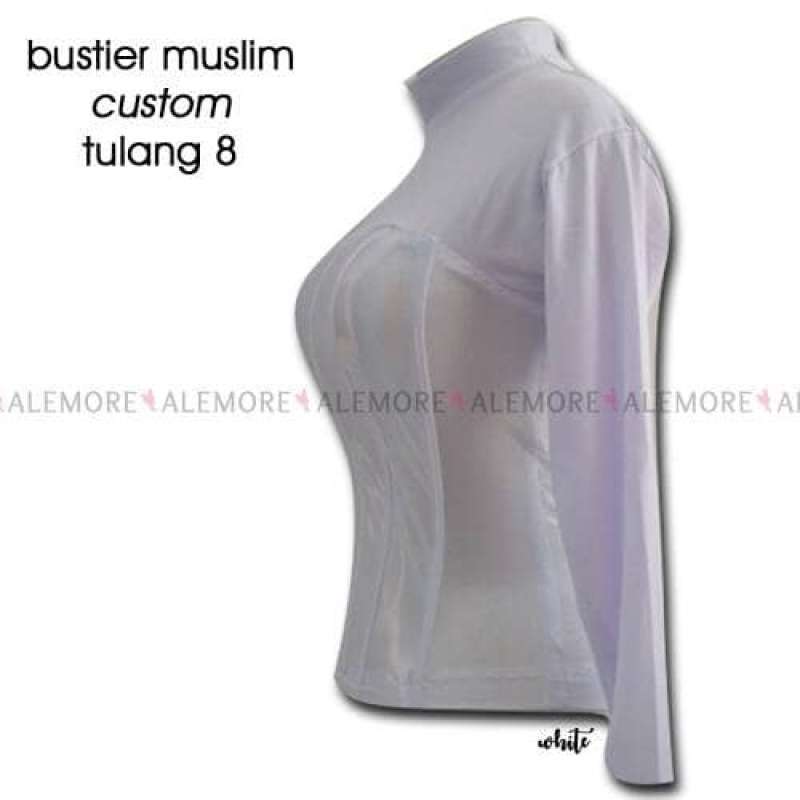 Jual Bustier Hijab Longtorso Bahan Satin Abutai Tulang 8 Di Seller ...