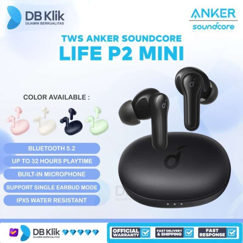 Promo Tws Anker Soundcore Life P2 Mini A3944 - Anker Soundcore Life P2 ...